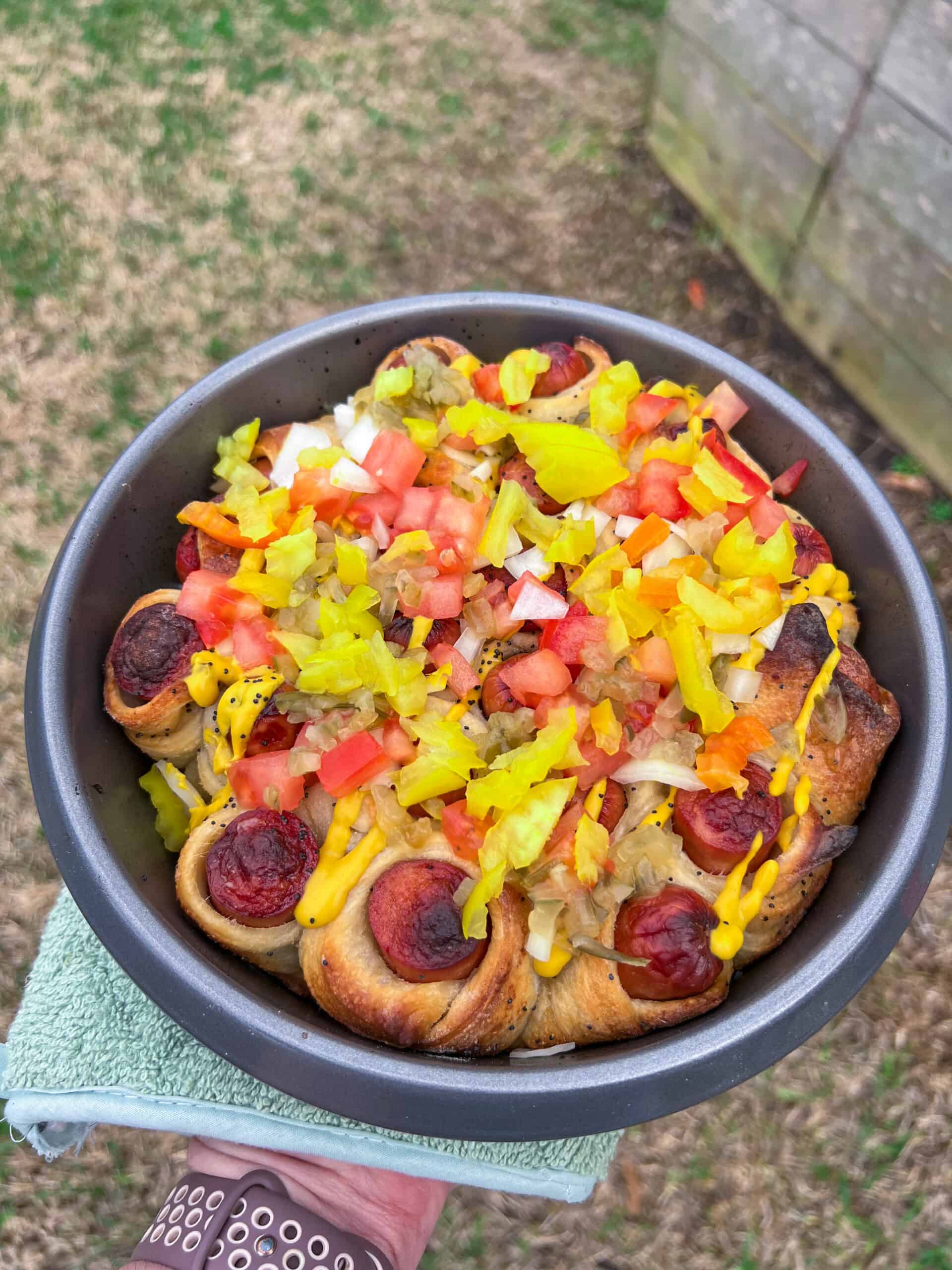 Chicago Pull-Apart Venison Pigs in a Blanket - Wife Of A Hunter