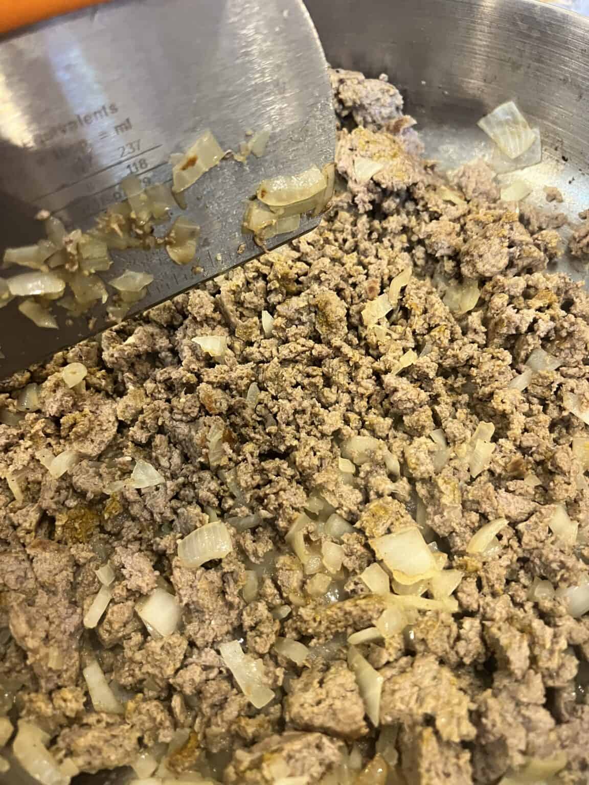 Ground Elk Chopped Cheese - Wife Of A Hunter